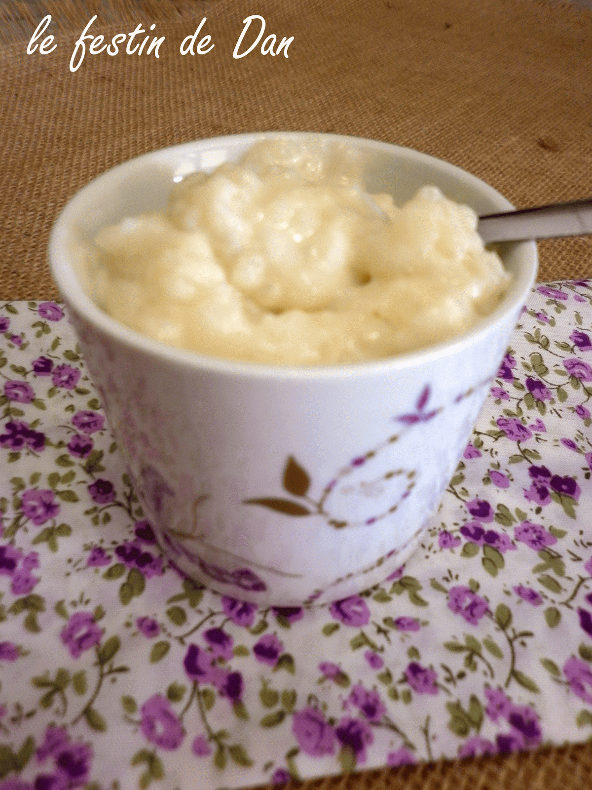 Le Festin de Dan: Riz au Lait *Cooking Chef*