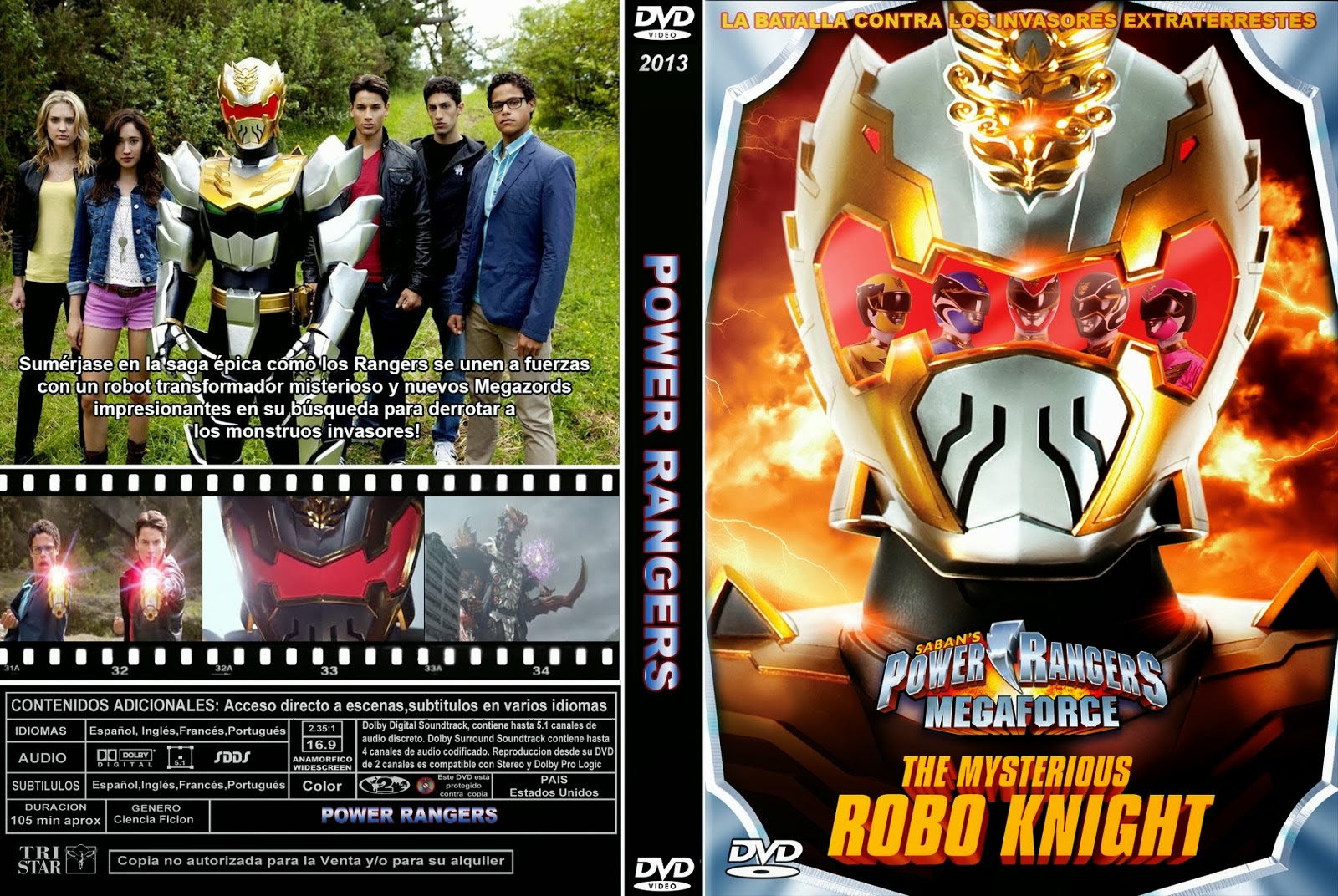 CATALOGO INFANTIL: Power Rangers Megaforce - The mysterious robo knight