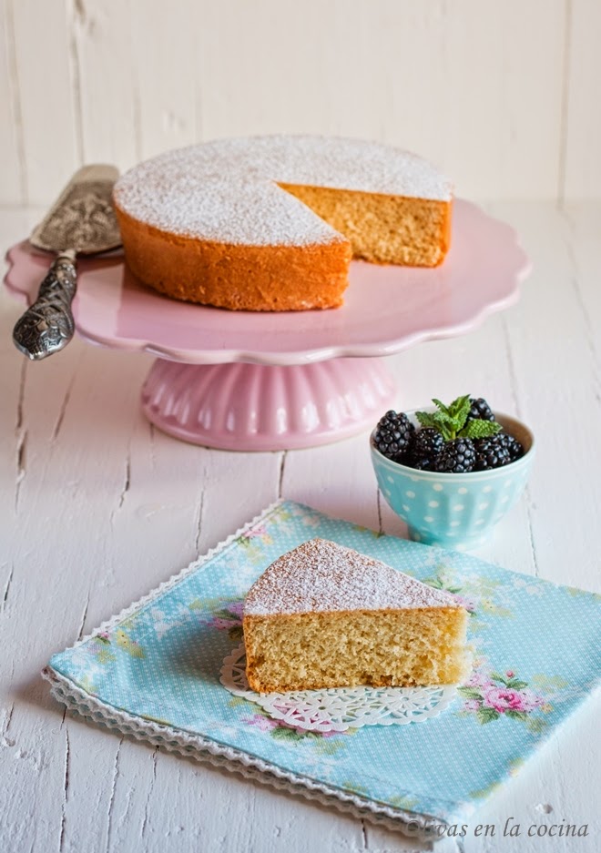 Bizcocho Genovés o Genovesa | Olivas en la cocina