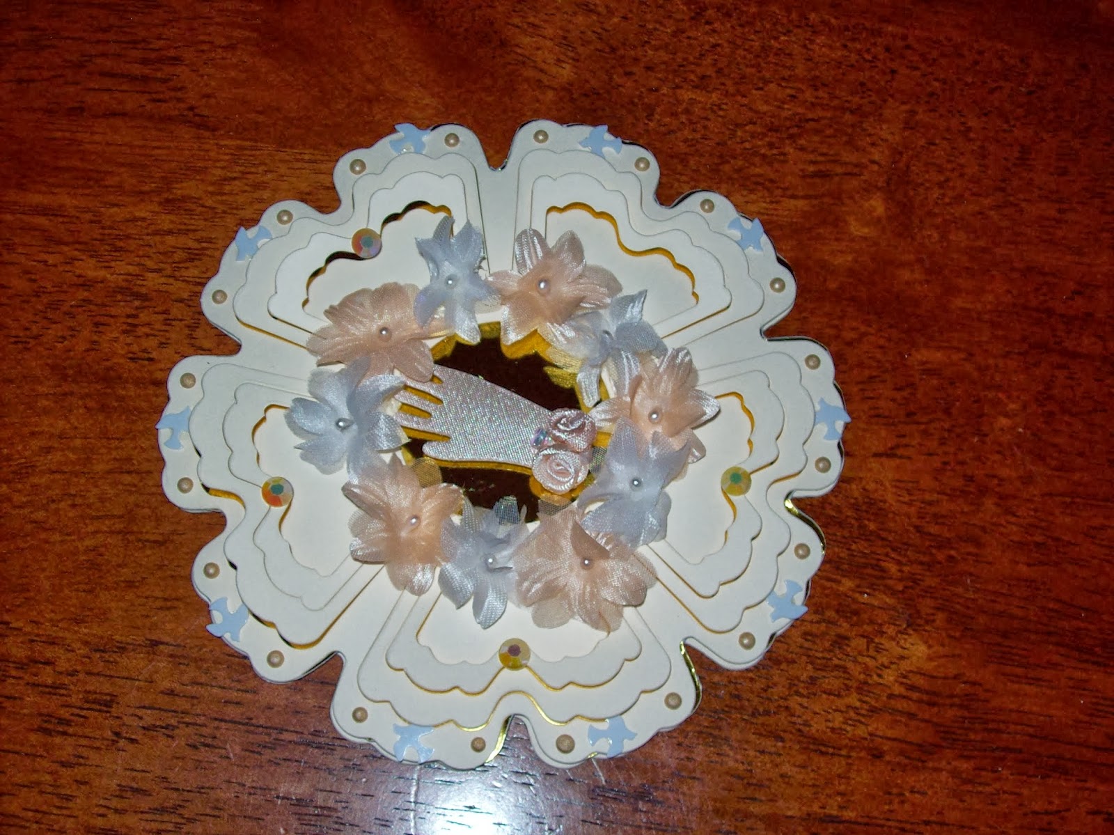 Burnside Creations: Fru Fru Card from Ruby Red Craftz by Cara Jayney