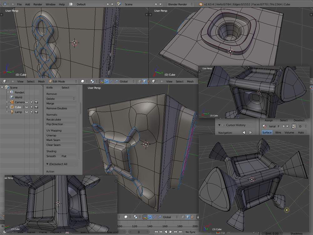 Lots of Bmesh test - Blender Tests - Blender Artists Community