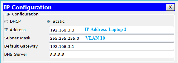 KONFIGURASI STATIC ROUTING IP STATIC DAN DHCP