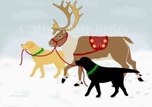 OtterTail Labrador Retrievers & Lab Art by Amy Reges: Black Lab and ...