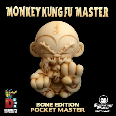 The Blot Says...: DCon Exclusive Bone Pocket Monkey Kung Fu Master by Hyperactive Monkey