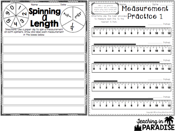 Teaching in Paradise: Tips for Teaching Measurement to Third Graders