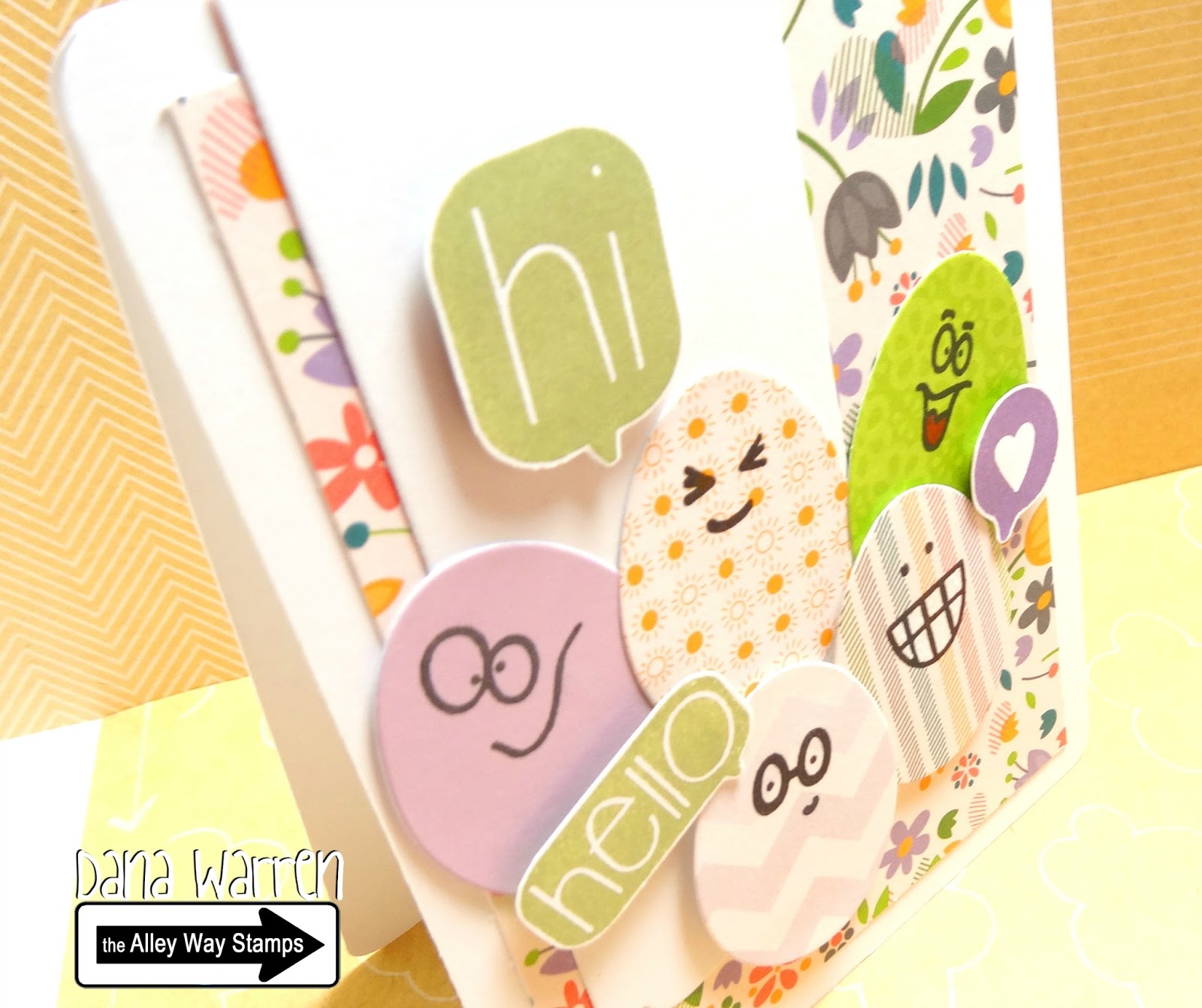 Kraft Paper Stamps: Fun Easter Eggs