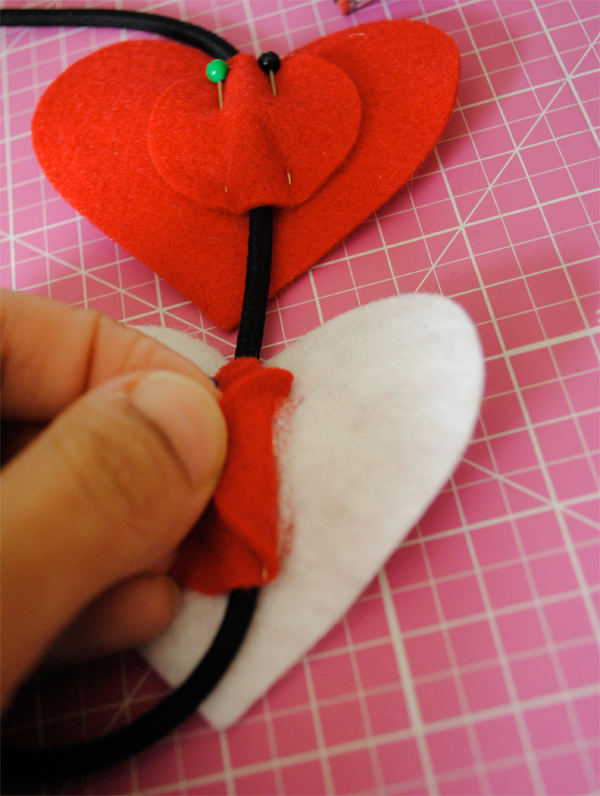 Felt Heart Headband DIY | Polka Dots are Love