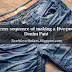 Process sequence of making a Denim Pant | Sewing Flow chart of making a ...