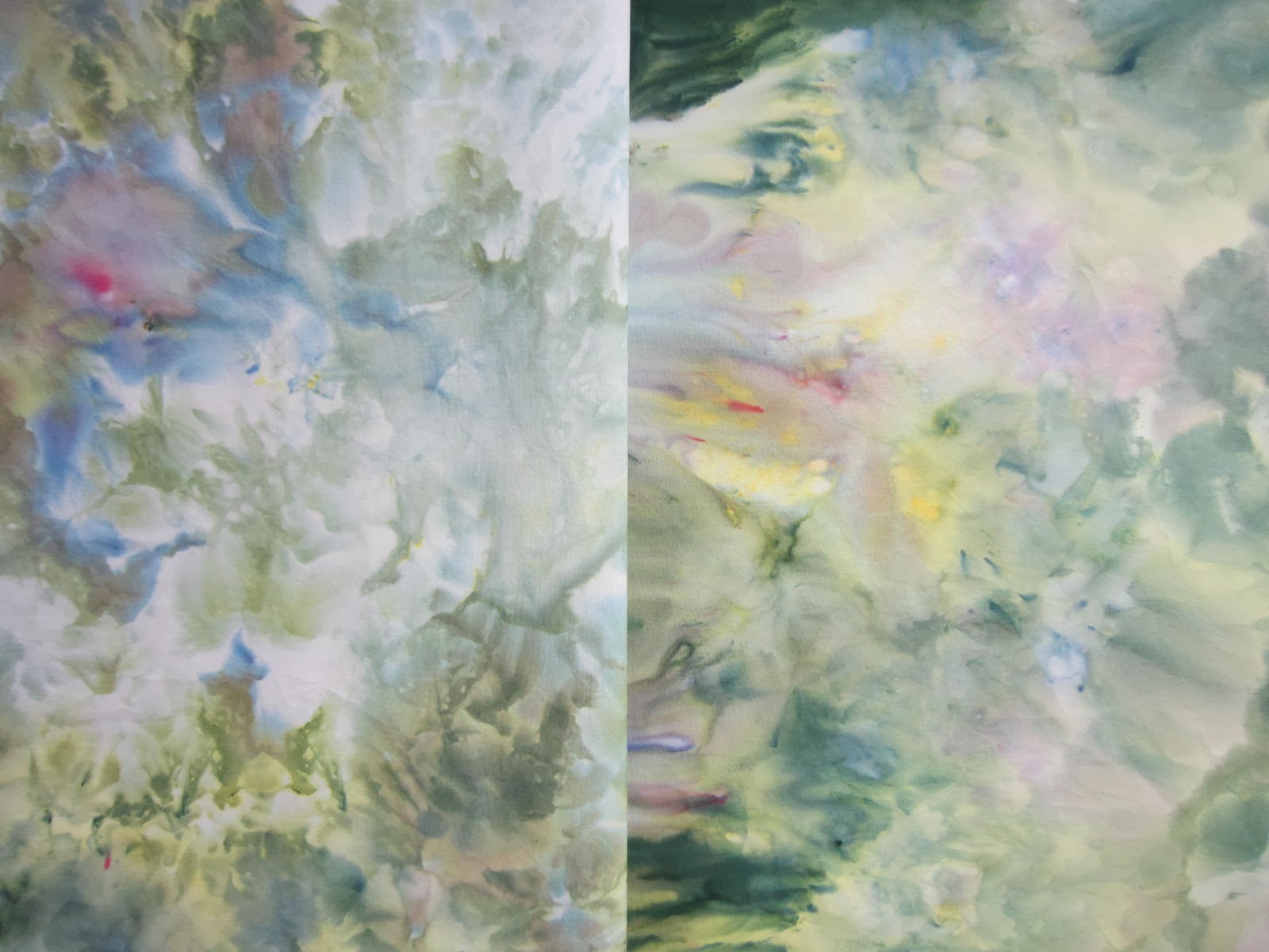 Carol R. Eaton Designs: First Snow Dyeing of 2014!