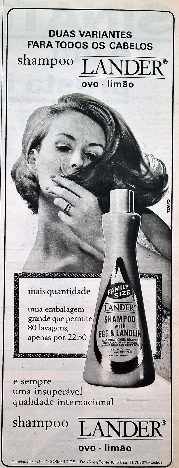 Estação Cronográfica: Janela para o passado - há 50 anos, shampoo ...