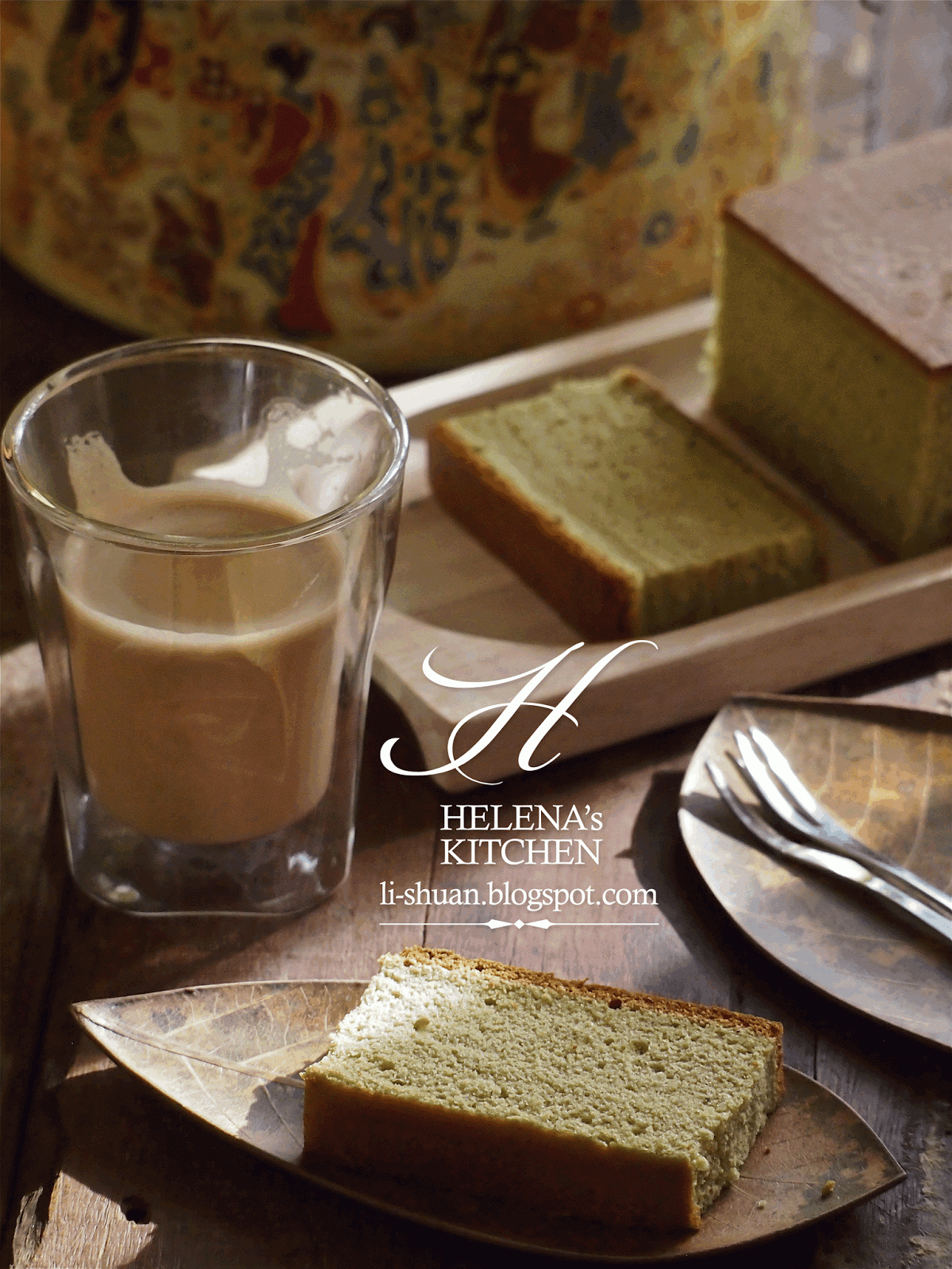 Helena's Kitchen: Matcha Castella （抹茶长崎蛋糕）