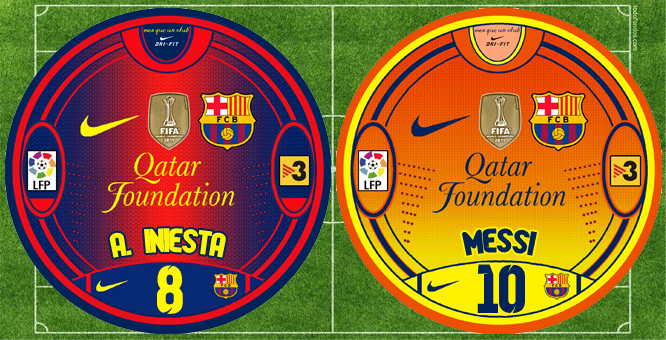 SERGIO-91: EQUIPACIONES DE CHAPAS: F.C. BARCELONA 12-13