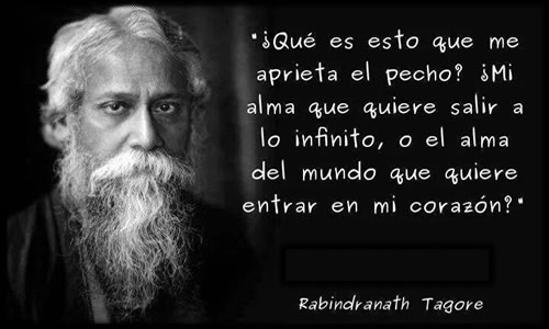 Poesia, reflexiones y novelas: Dos poemas de Rabindranath Tagore