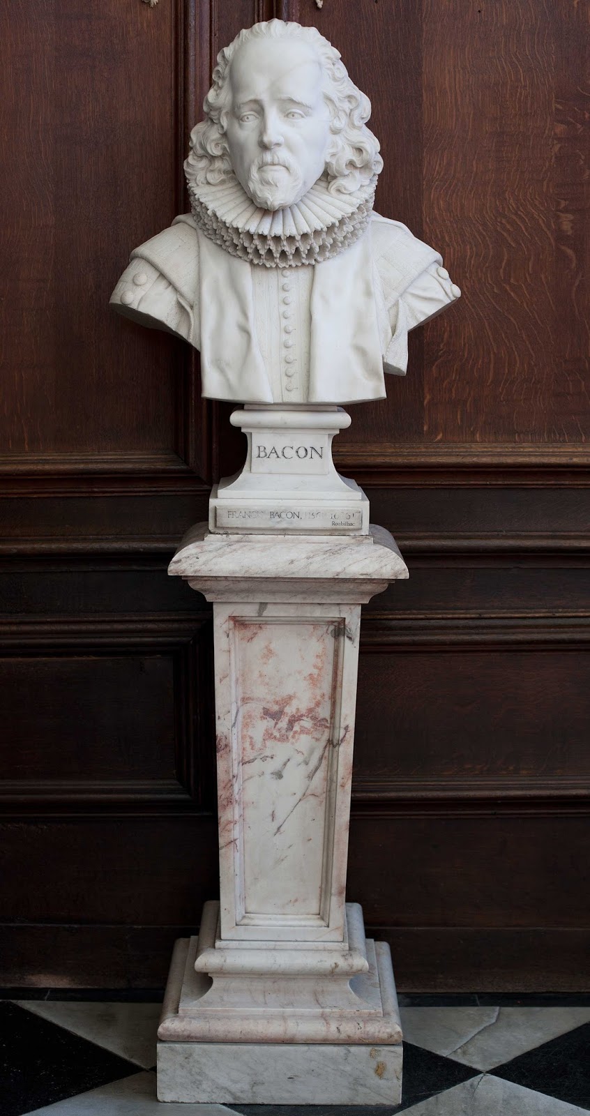 Bath, Art and Architecture: Bust of Francis Bacon in the Wren Library ...