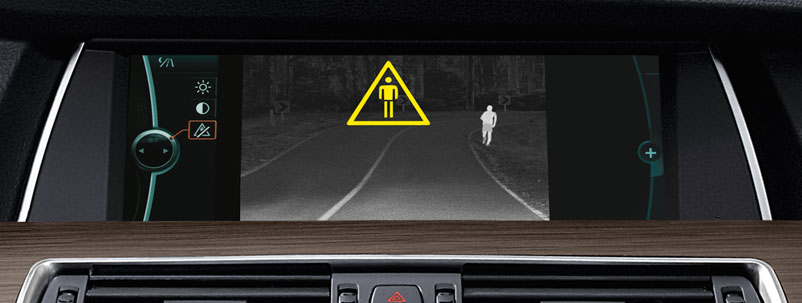 Infrared night vision technology used as a safety measure