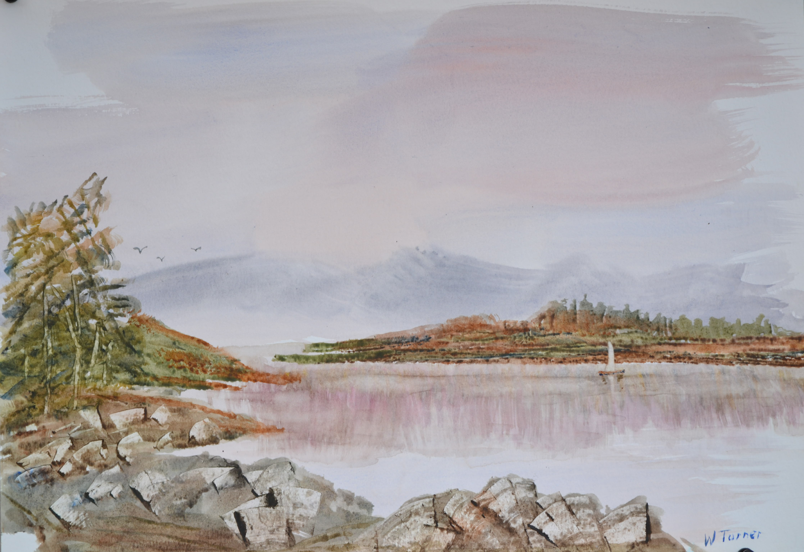 MY WATERCOLOUR PAINTINGS: A Steven Cronin exercise after watching a ...