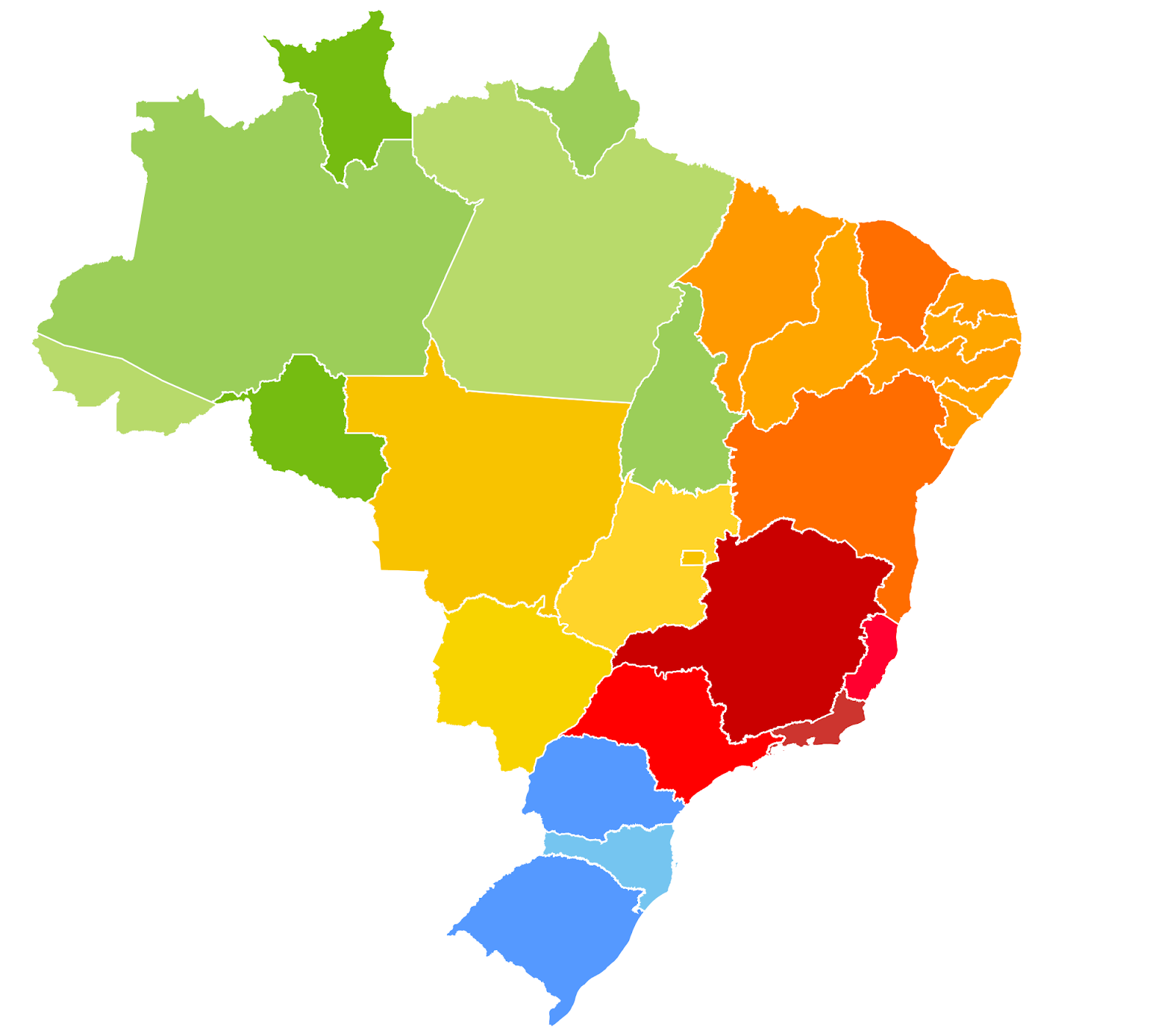 Mapas Geográficos do Brasil