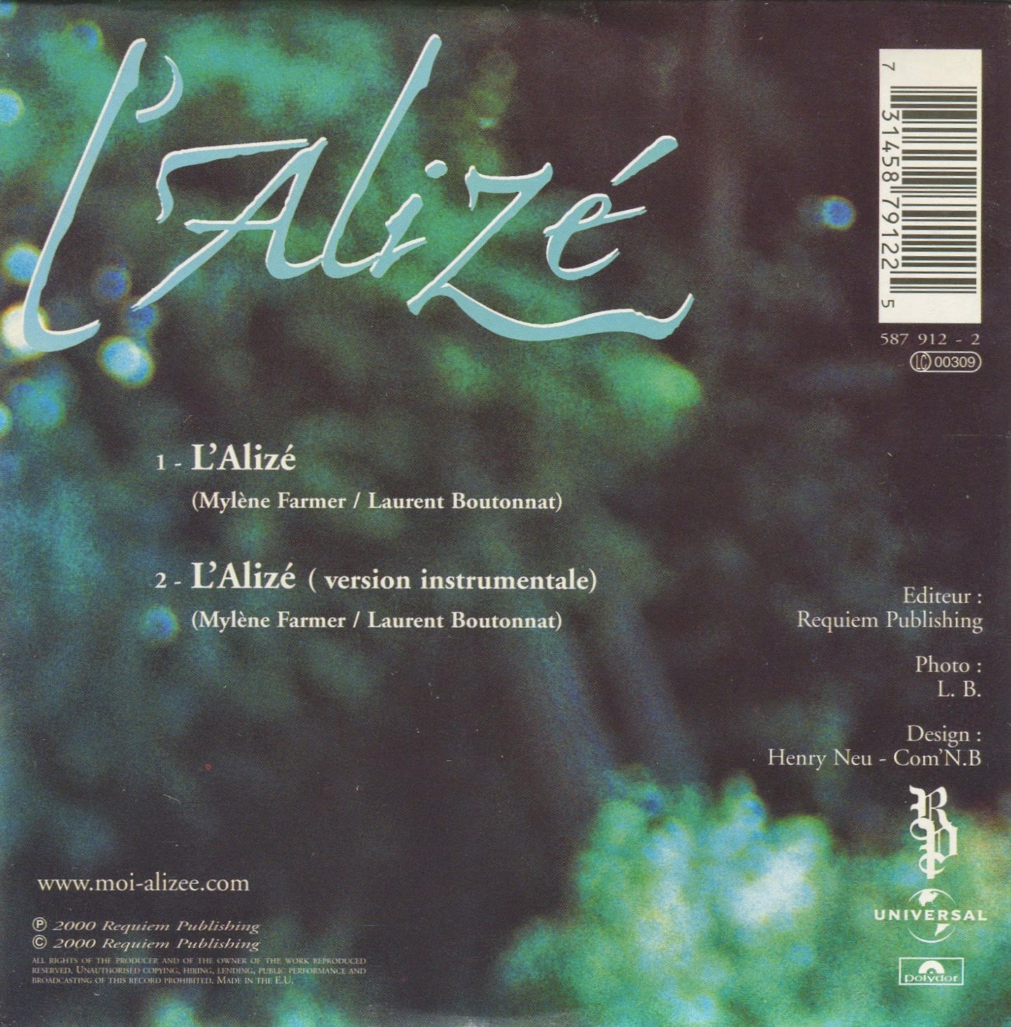 the-records-lover: Alizée – L’Alizé (27 novembre 2000)