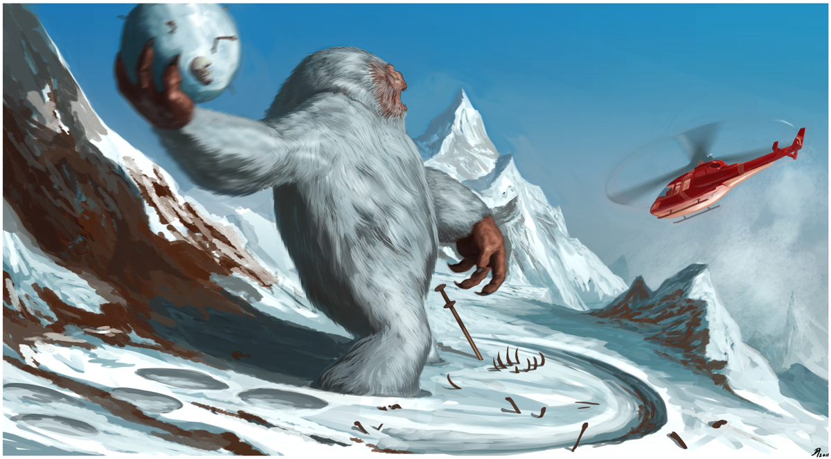 O ABOMINÁVEL HOMEM DAS NEVES! - Algumas Coisas