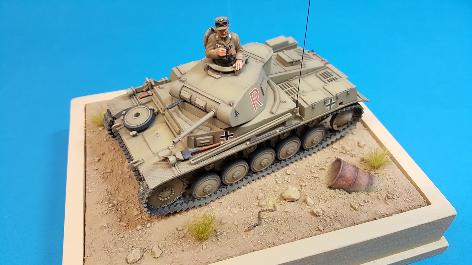 Simon Dean Models: Afrika Korps Panzer ll - Finished