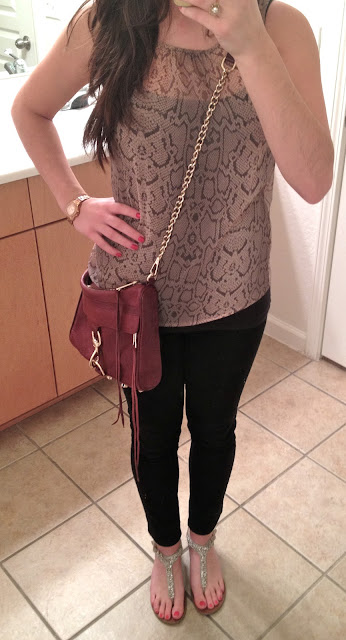 Simple Easy Style: Purple Snakeskin