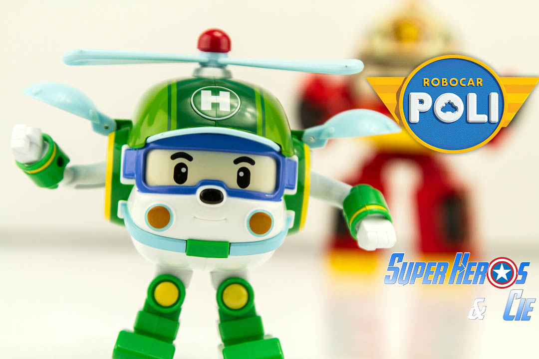Super Héros Et Compagnie: Jouet Robocar Poli Heli robot transformable