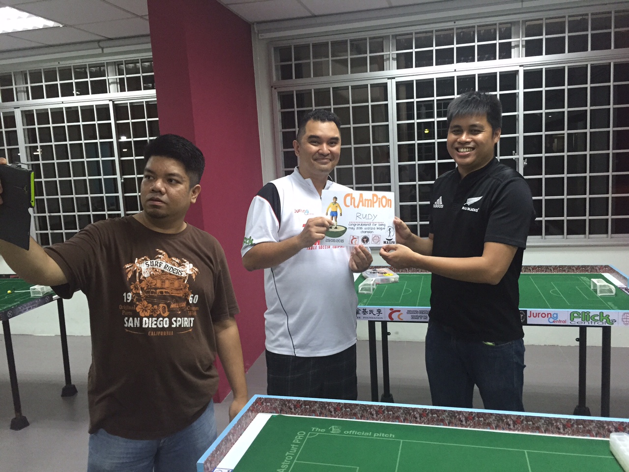 World Amateur Subbuteo Players Association: Home win for Rudy Hesty