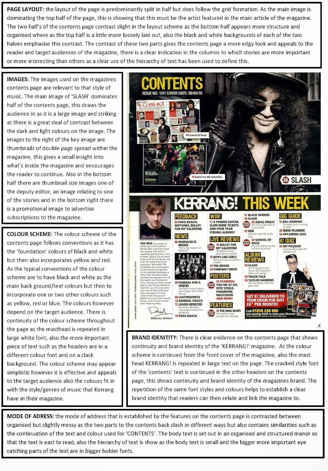 G321 FOUNDATION PORTFOLIO : Research and analysis of music magazine pages