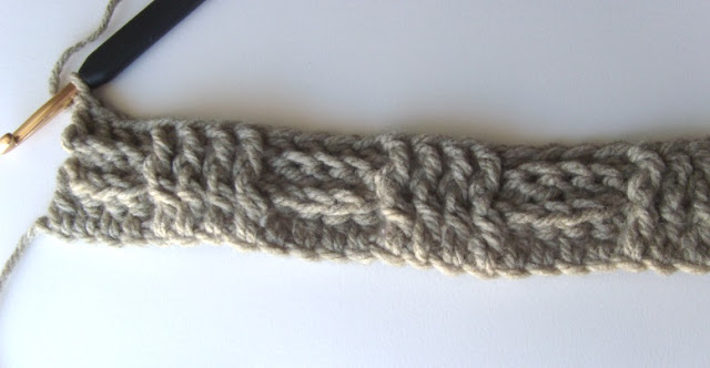 Hekel Idees: Mandjieweef Steek / Basketweave Stitch