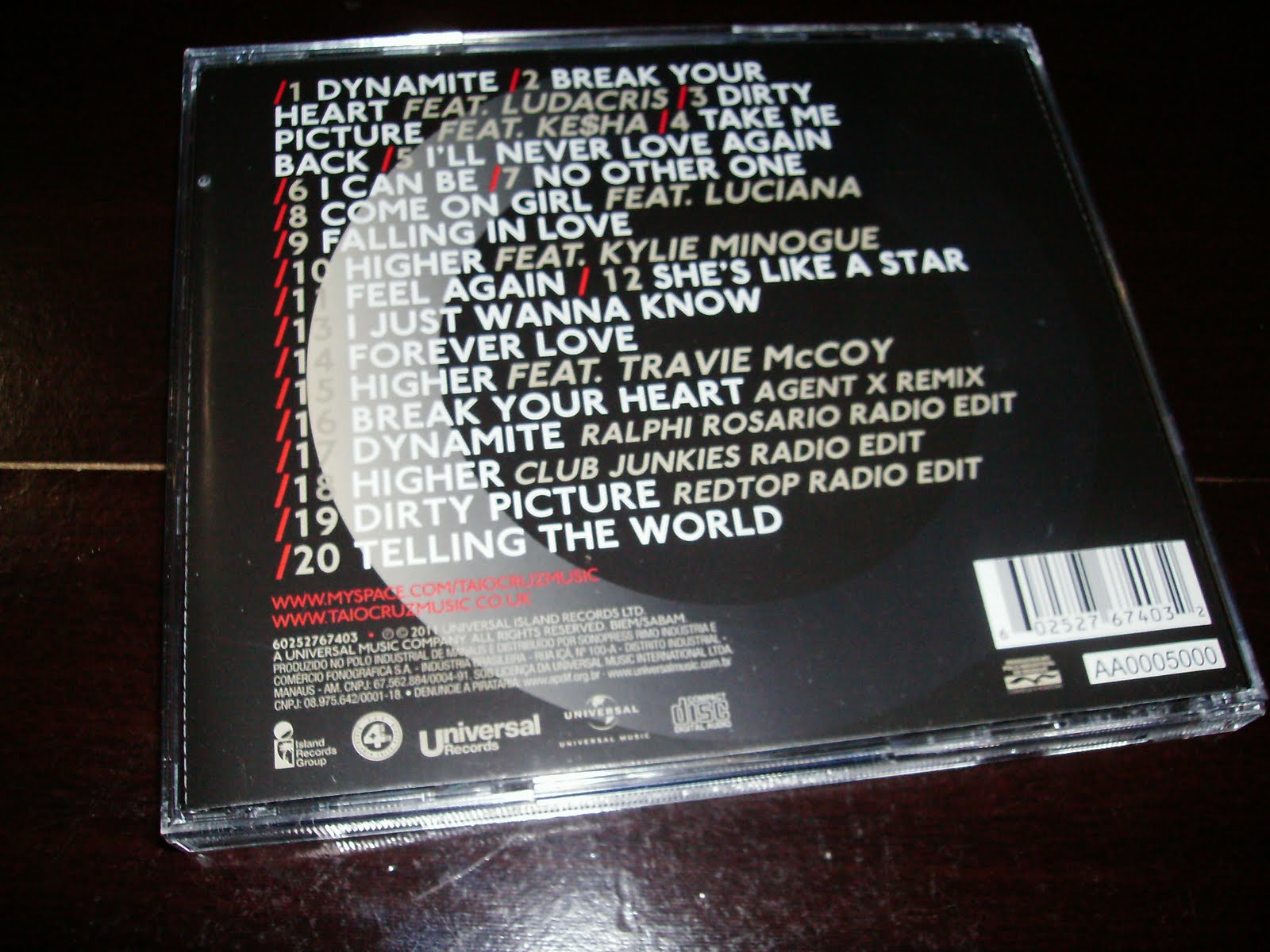 Pop Collection Cds: Taio Cruz - Rokstarr [Brazilian Edition]