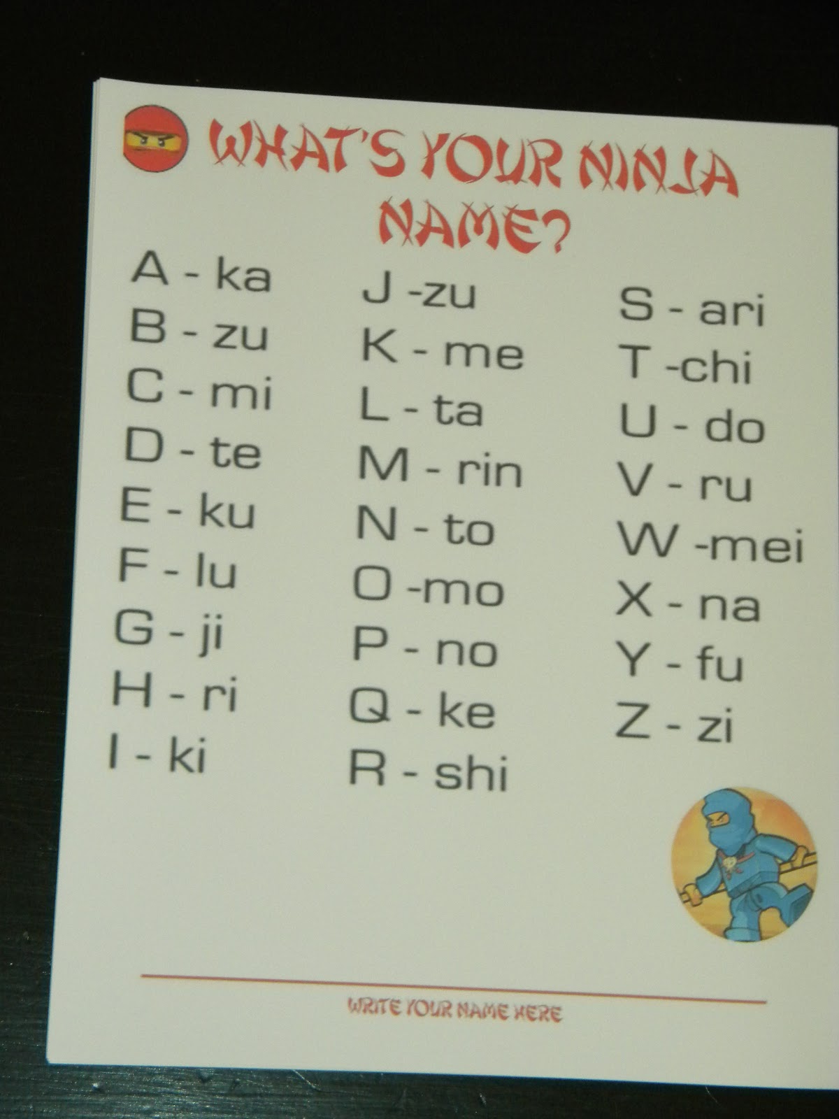 Just A Frugal Mom: Ninjago Birthday Party