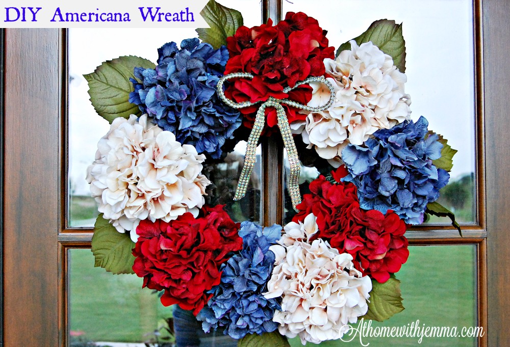 DIY Americana Wreath - At Home with Jemma