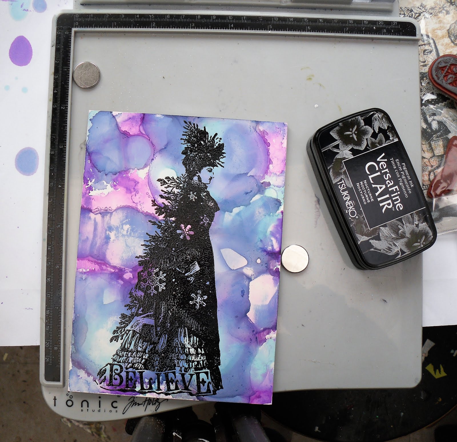 PaperArtsy: 2017 #19 Fave Things: Stampbord with LPC {by Helen Chilton}