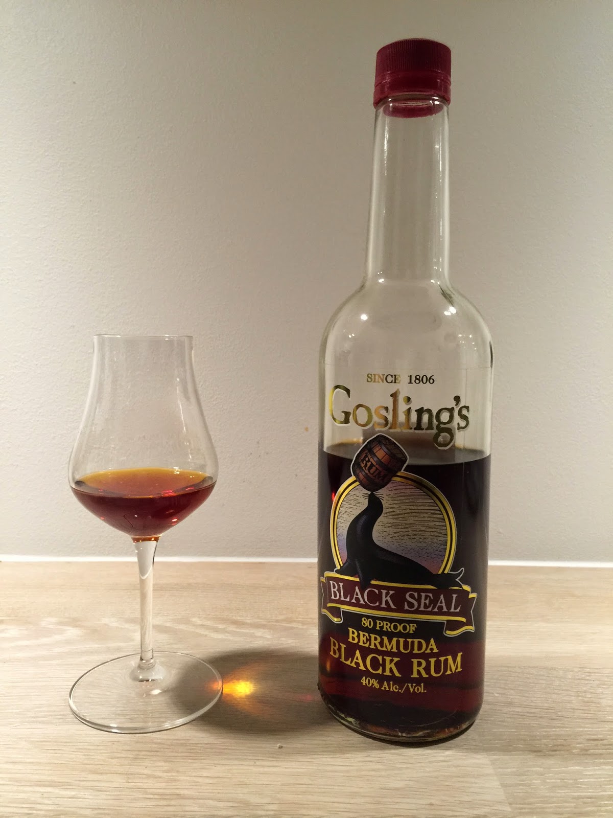Rum Corner: Review 9 - Gosling's Black Seal 80 proof