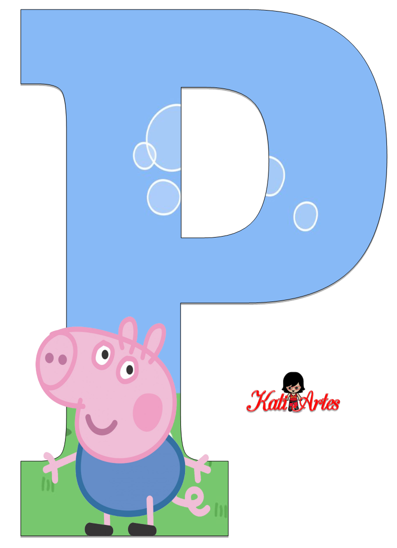 Alfabeto de George Pig. - Oh my Alfabetos!