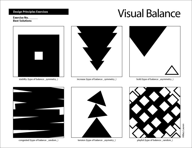 Sketchbook: Exercise in balance