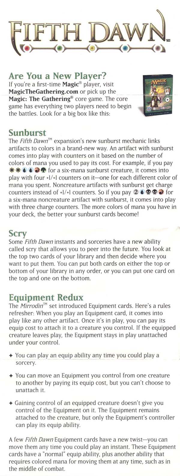 Magic the Gathering Adventures: Mirrodin Fun Deckbuilding 15: Add Fifth ...