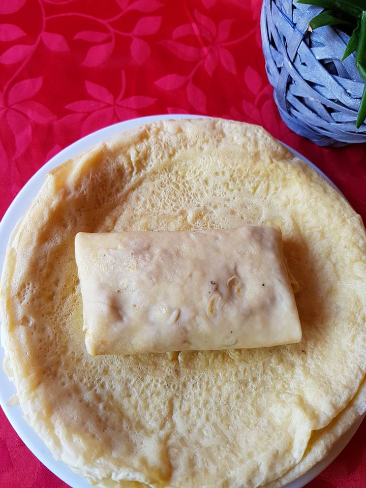 Crepes recheados com carne. | Graça - Truques & Dicas