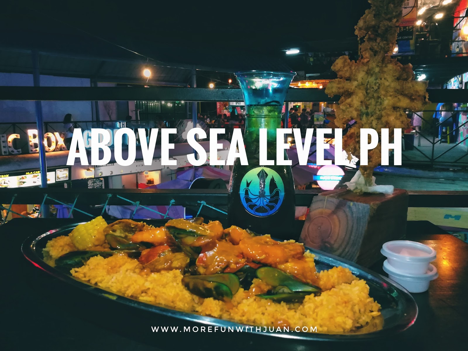 ABOVE SEA LEVEL PH: The Home to Giant Butterfly Squid (Menu + Branches ...
