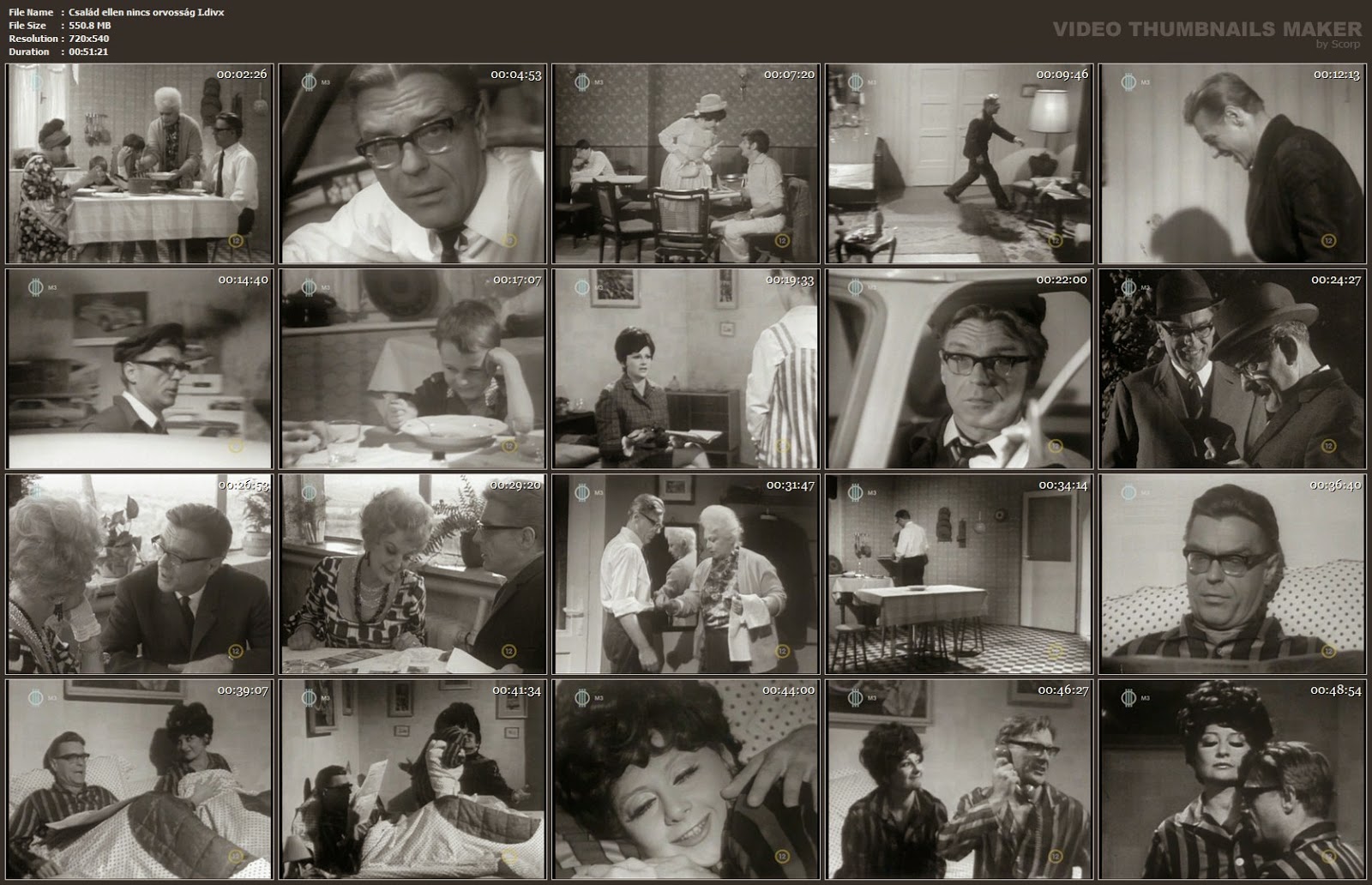 RETRO KABARÉ VIDEÓK: Család ellen Nincs Orvosság 1-2. - 1969