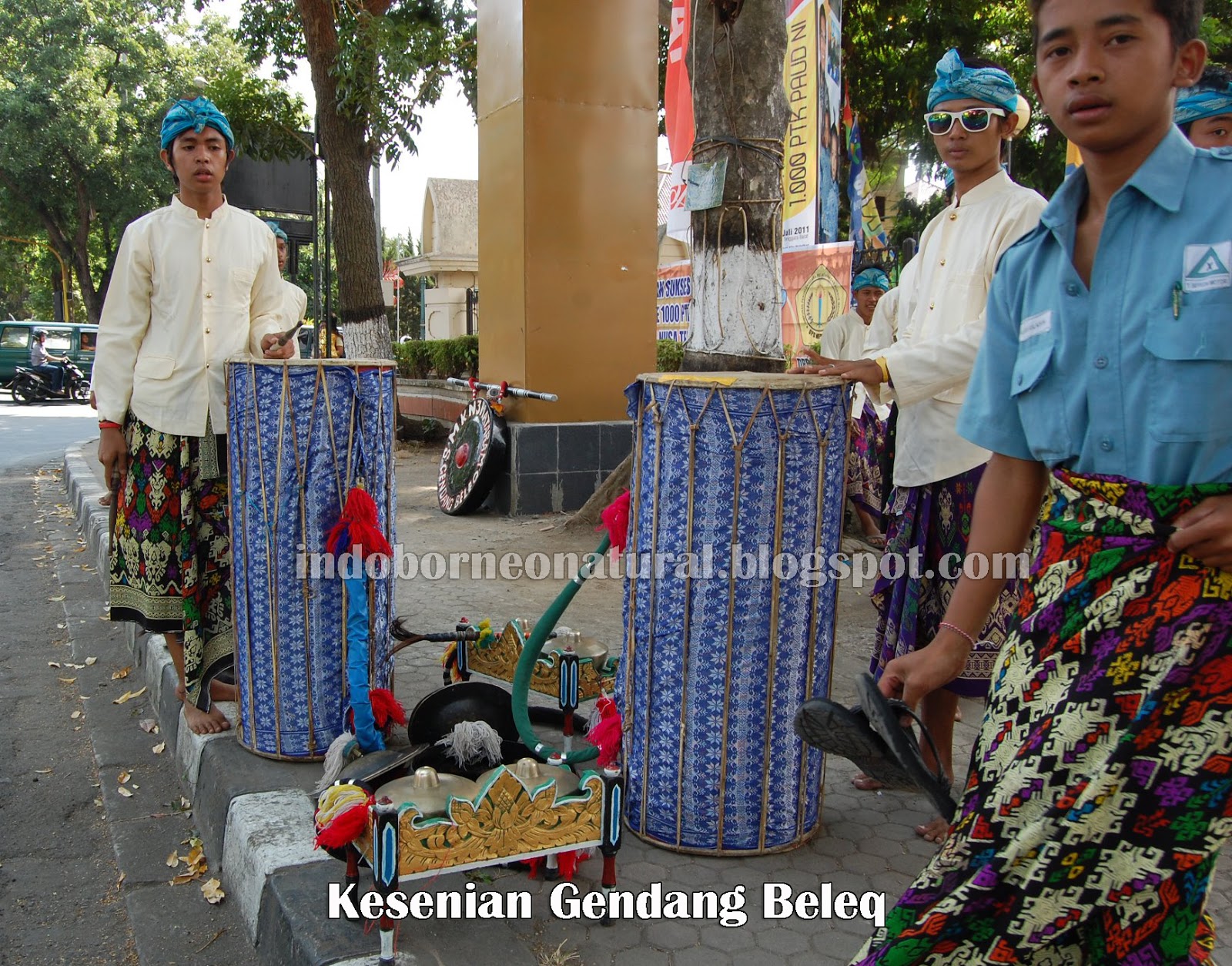KESENIAN TRADISIONAL GENDANG BELEQ DARI LOMBOK NUSA TENGGARA BARAT NTB ...