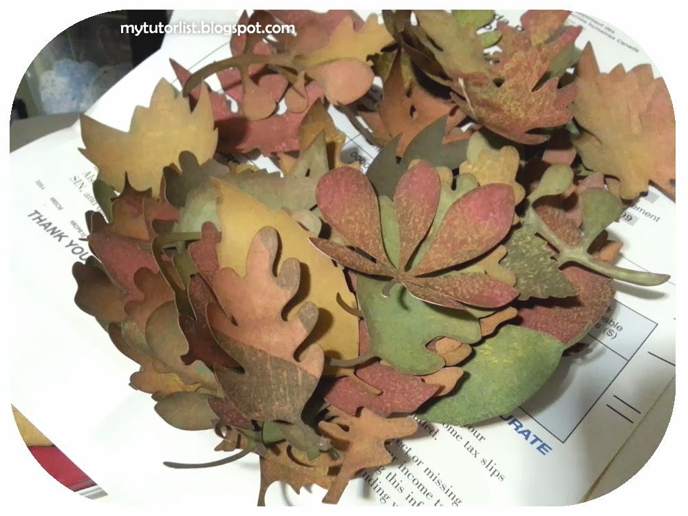 The Autumn Wedding: DIY Fall Leaves Tutorial