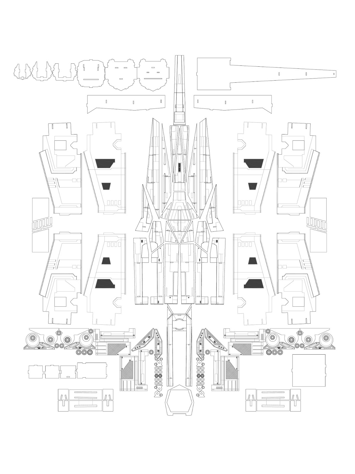 Customtecture: X-wing Schematics