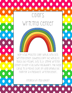 Mrs. Bohaty's Kindergarten Kingdom: Writing Centers and news.....