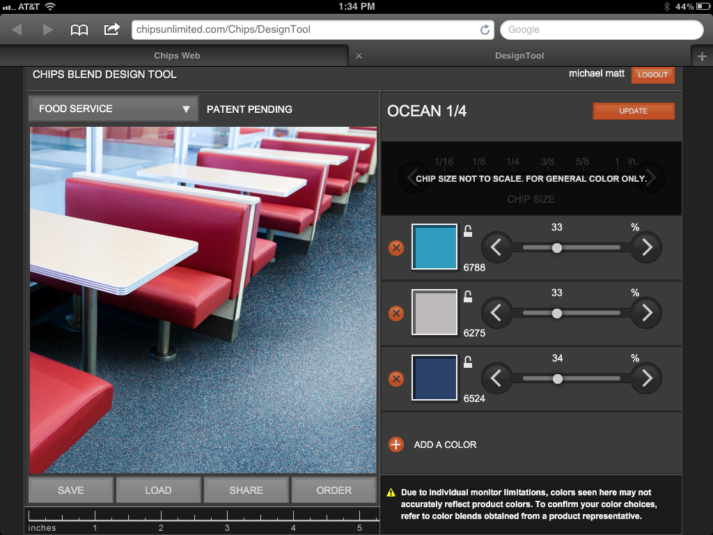CHIPS Design Center: CHIPS ONLINE Blend Design Tool
