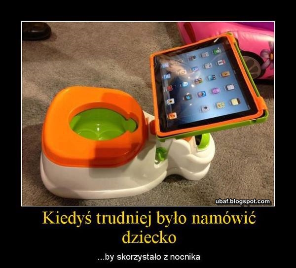 tablet z nocnikiem, fajne memy, humor, na wesoło ~ Śmieszne Obrazki i Gify