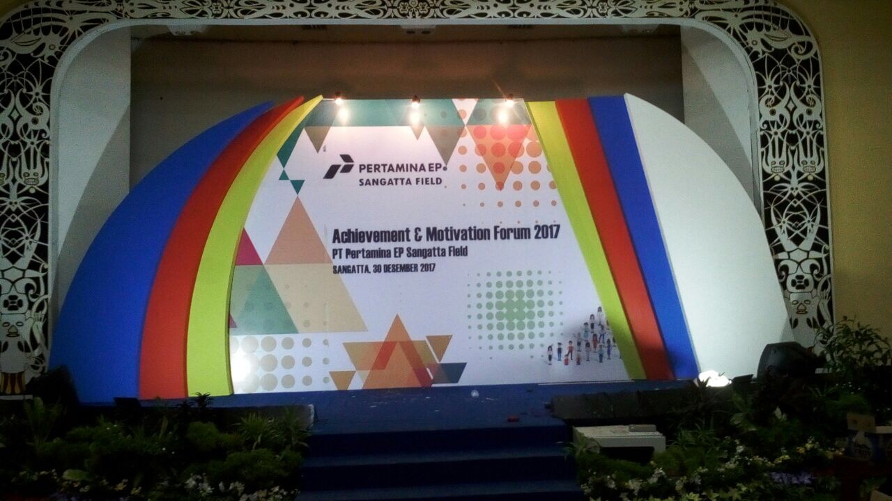 Ratu Enterprise: Sanggata Kutai Timur : Backdrop Pertamina Sanggata