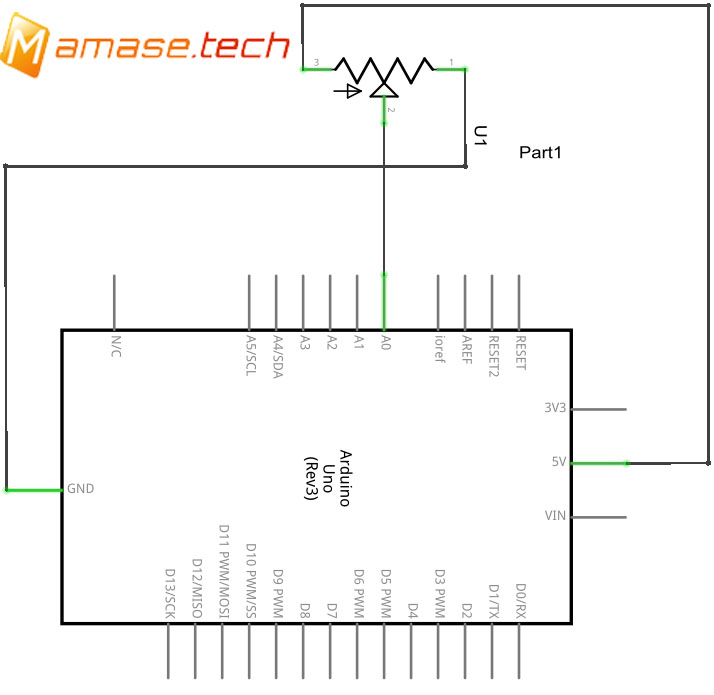 Arduino Sensor Potensio Meter
