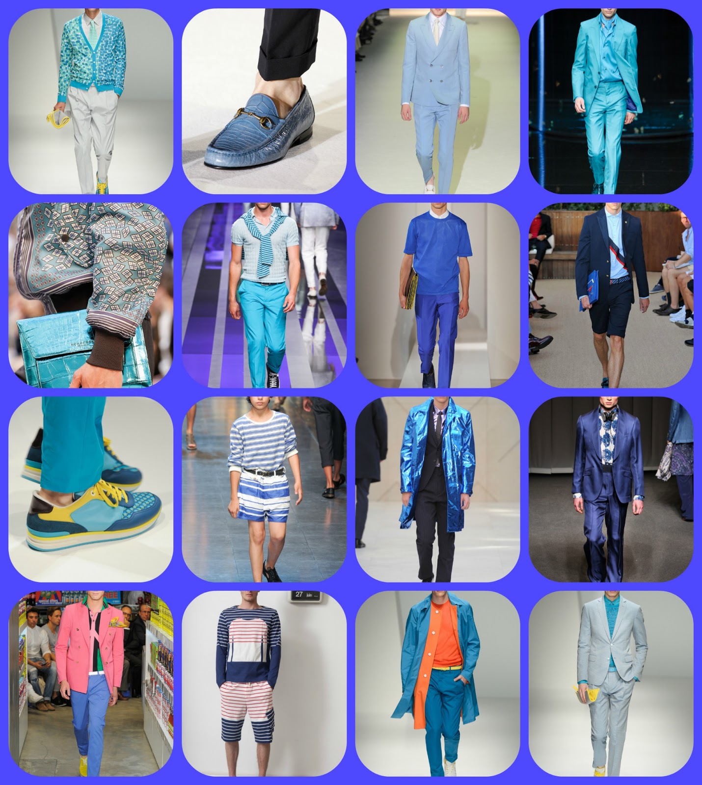 Stylefluid Trendz: Men in Blue - Spring/Summer'13 Trend - Blue Tone
