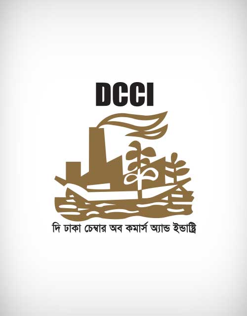 the dhaka chamber of commerce & industry vector logo
